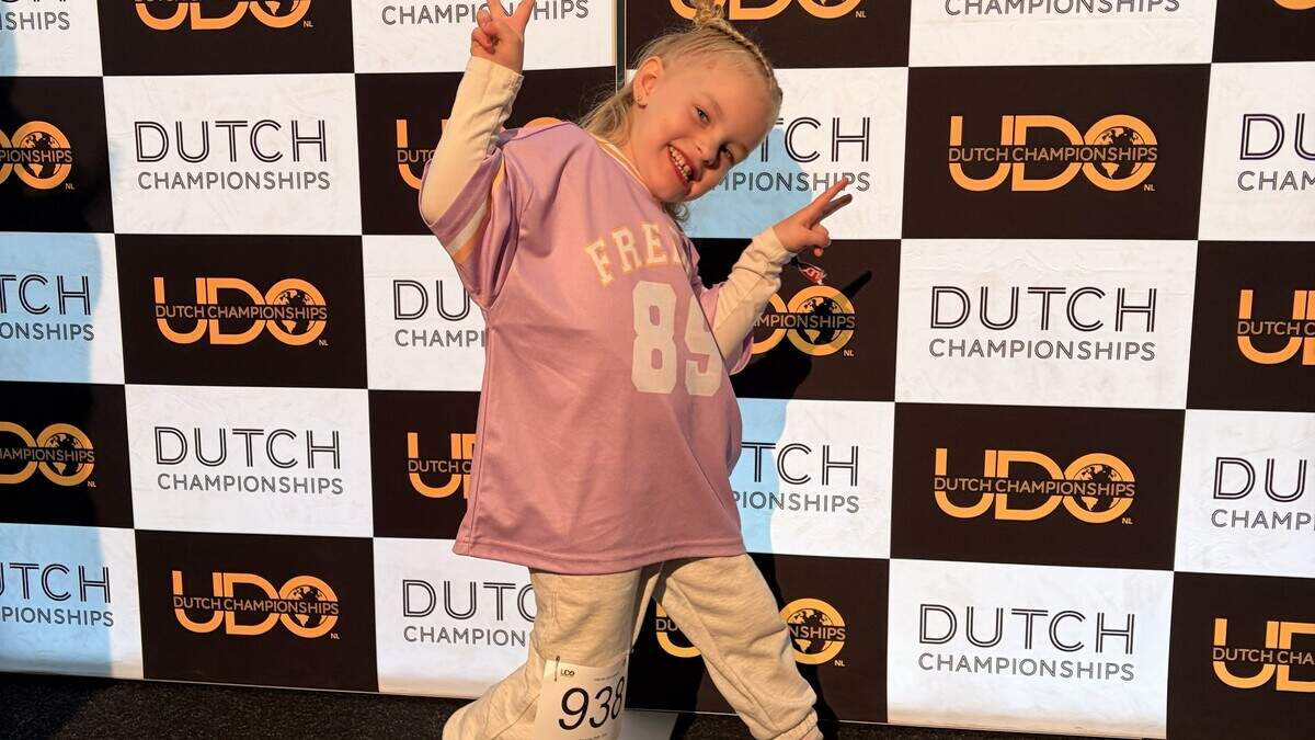 Noé is pas 3,5 jaar oud, maar mag zich nu al Nederlands kampioen ...